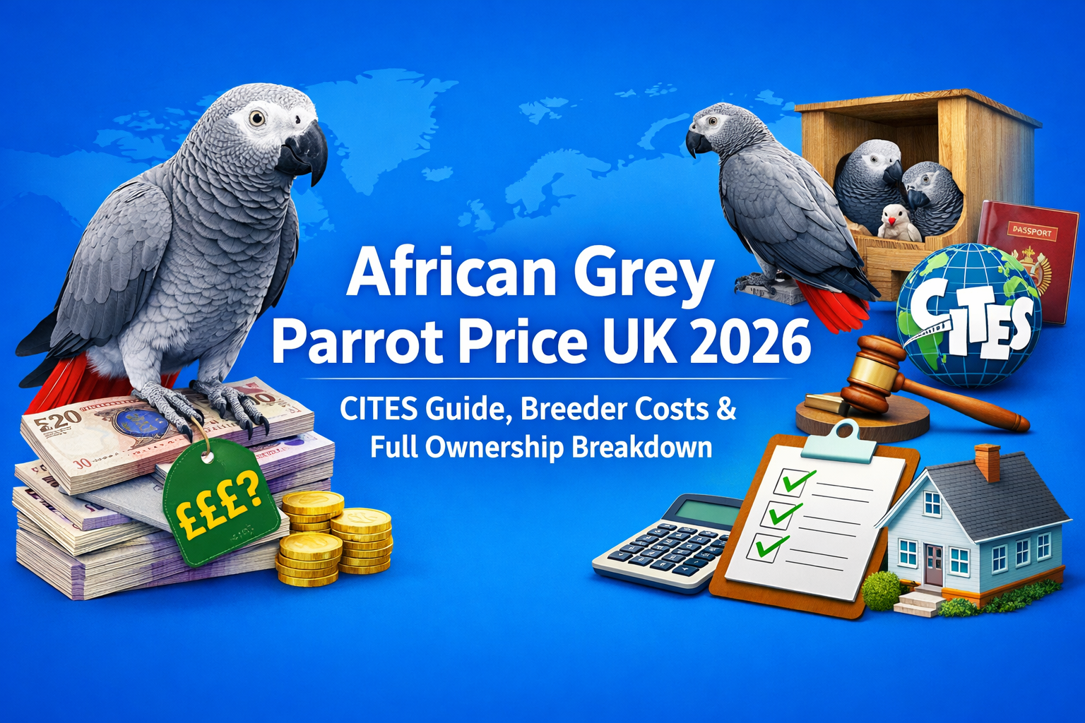 African Grey Parrot Price UK 2026 — CITES Guide